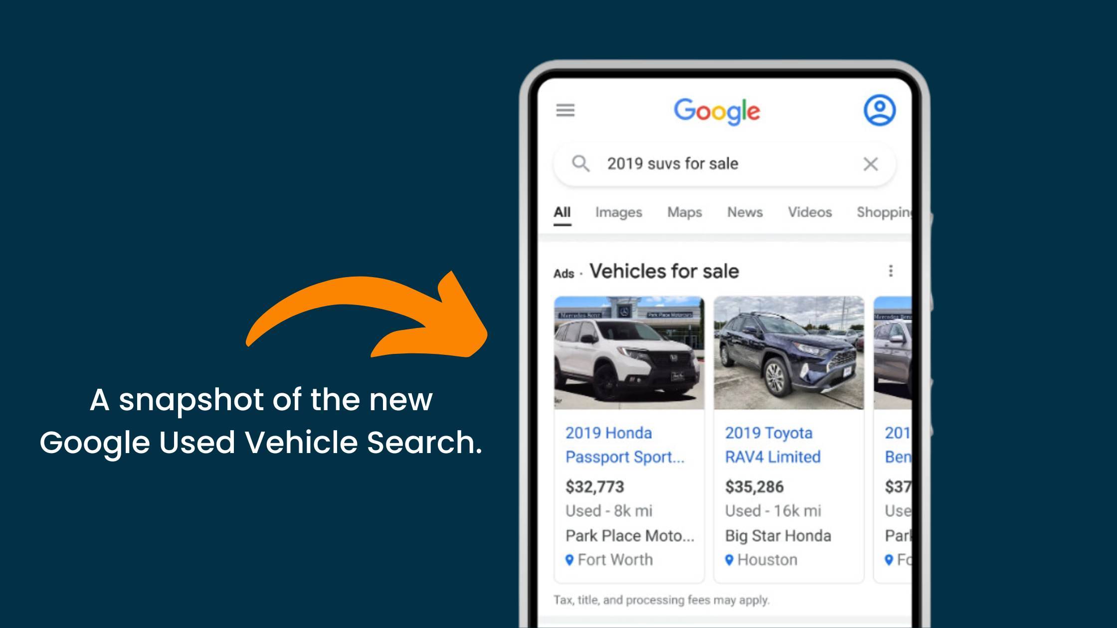 Google Vehicle Search: Coming To The UK In 2024
